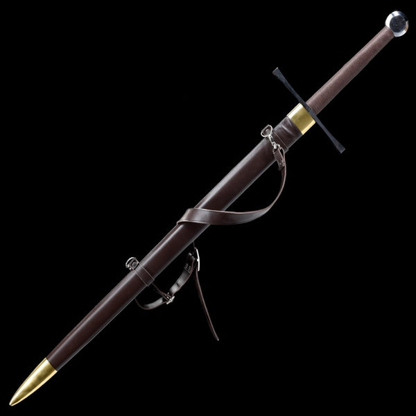 Hand Forged Medieval Broadsword – Wicked Swords