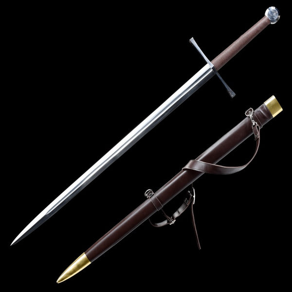 Hand Forged Medieval Broadsword – Wicked Swords