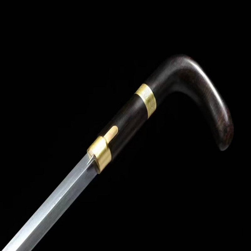 Traditional Handle Sword Cane 8192 Layers Folded Steel – Wicked Swords